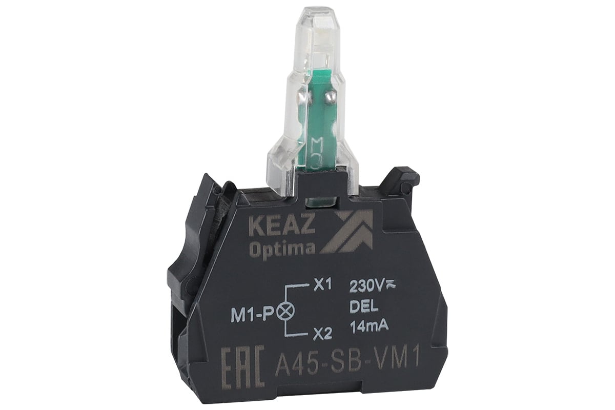 Световой блок КЭАЗ OptiSignal D22 A45-SB-VM4 красный 110-230 В AC/DC с ...
