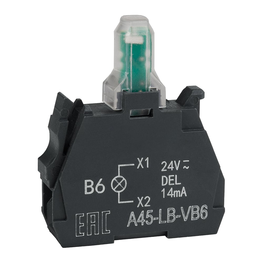 Световой блок КЭАЗ OptiSignal D22 A45-LB-VB6 синий 24VACDC ZBVB6 100 шт ...