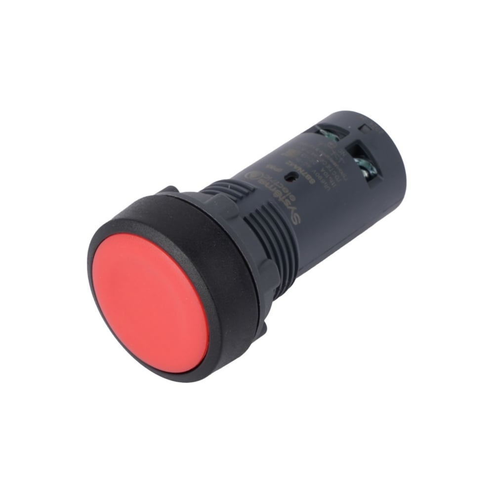 Кнопка Systeme Electric SB7 моноблочная, 22мм, красная, с возвратом ...