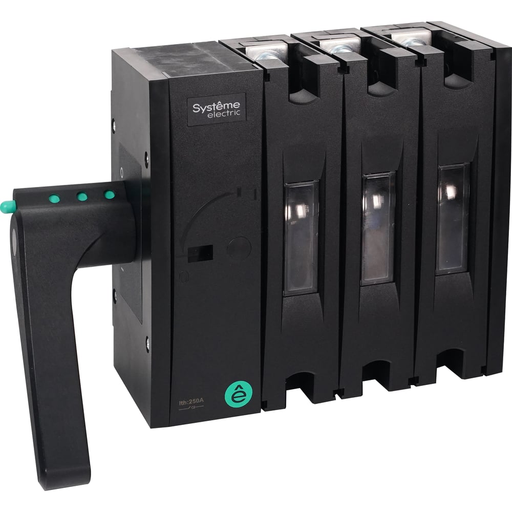 Выключатель-разъединитель Systeme Electric SP SD250 3P, 200A, левая боковая рукоятка ...