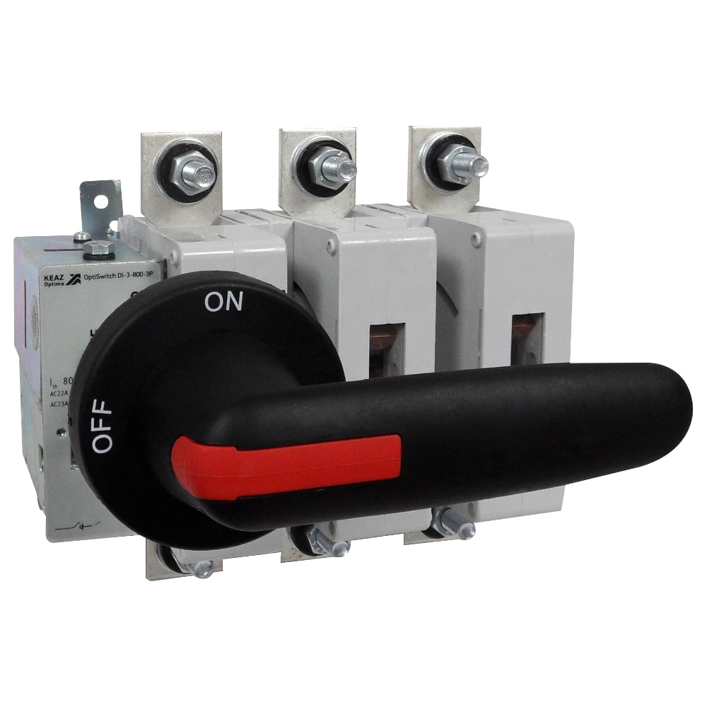 Выключатель нагрузки КЭАЗ OptiSwitch DI-3-800-3P 275543 - выгодная цена, отзывы, характеристики ...