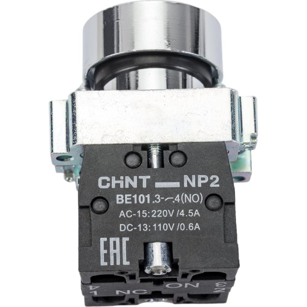 Кнопка управления CHINT NP2-BA35 без подсветки зел. 1НЗ +1НО IP40 ...