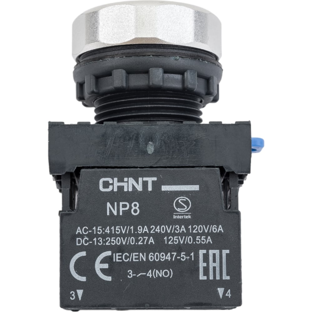 Кнопка управления CHINT NP8-10BND/3 1НО зел. AC 110В-220В(LED) IP65 (R) 667251 - выгодная цена ...