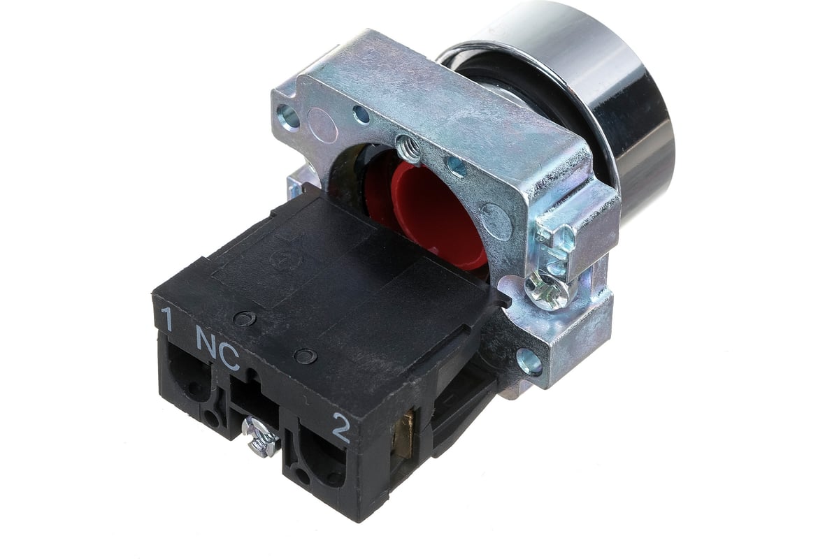Кнопка управления Chint Np2 Ba42 без подсветки красн 1НЗ Ip40 574843