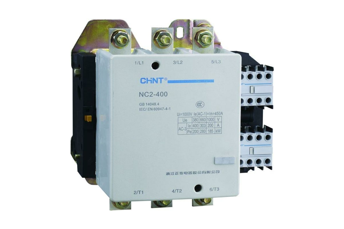 Контактор CHINT NC2-400 400А 230В/АС3 50Гц (R) 236157 - выгодная цена ...