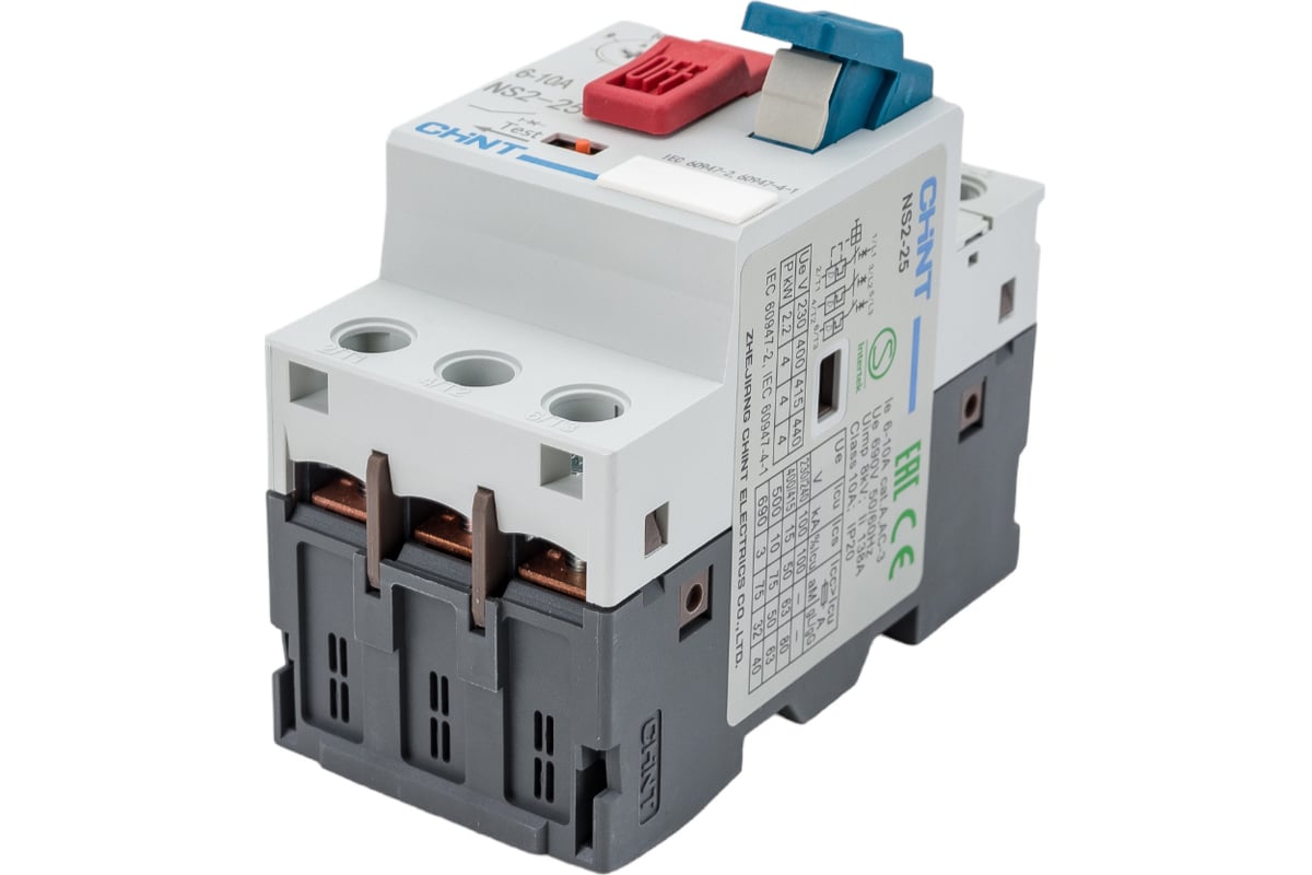Пускатель CHINT NS2-25 6-10А (R) 495081 - выгодная цена, отзывы ...