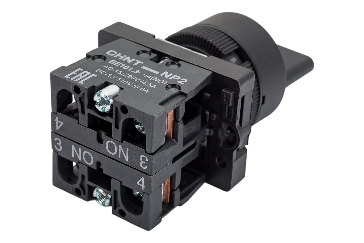 Переключатель CHINT NP2-ED33 3 полож. с фиксацией 2НО IP40 574822 - выгодная цена, отзывы ...