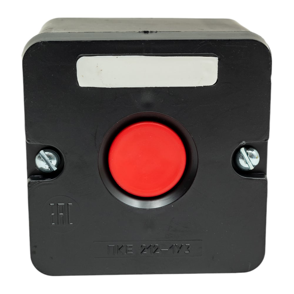 Кнопочный пост ПКЕ TDM 212-1 У3, красная кнопка, IP40 SQ0742-0001 ...