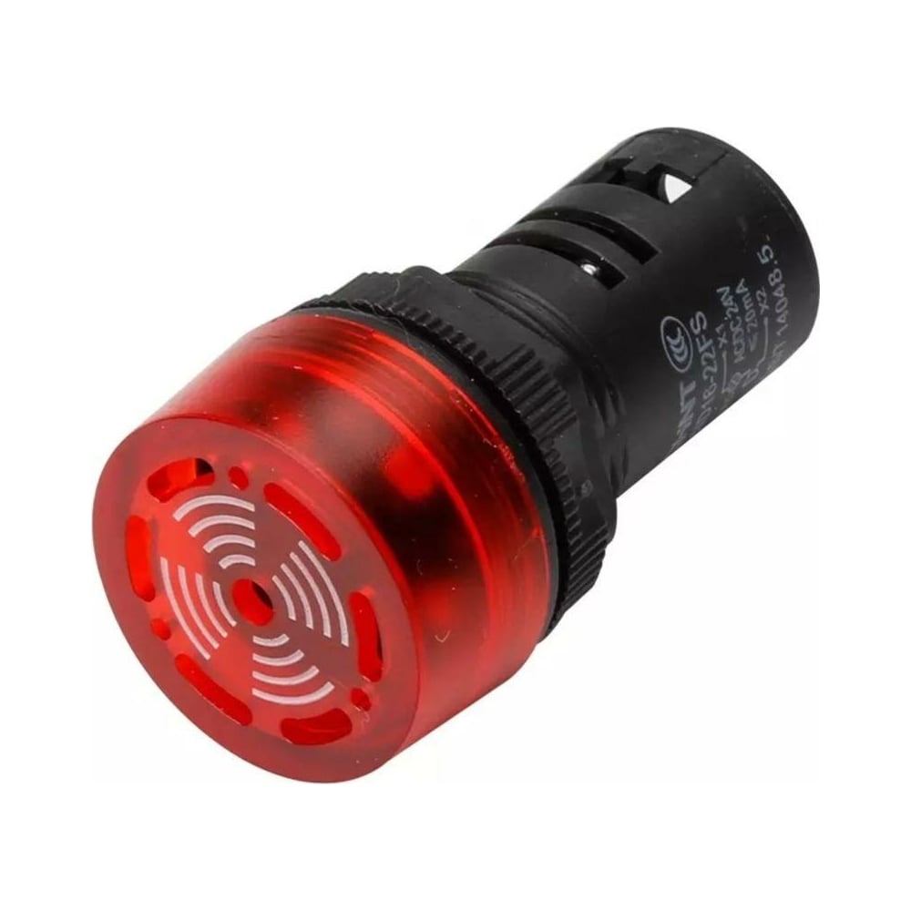 Звуковой сигнализатор CHINT ND16-22FS d22мм красный LED AC 220В (R ...