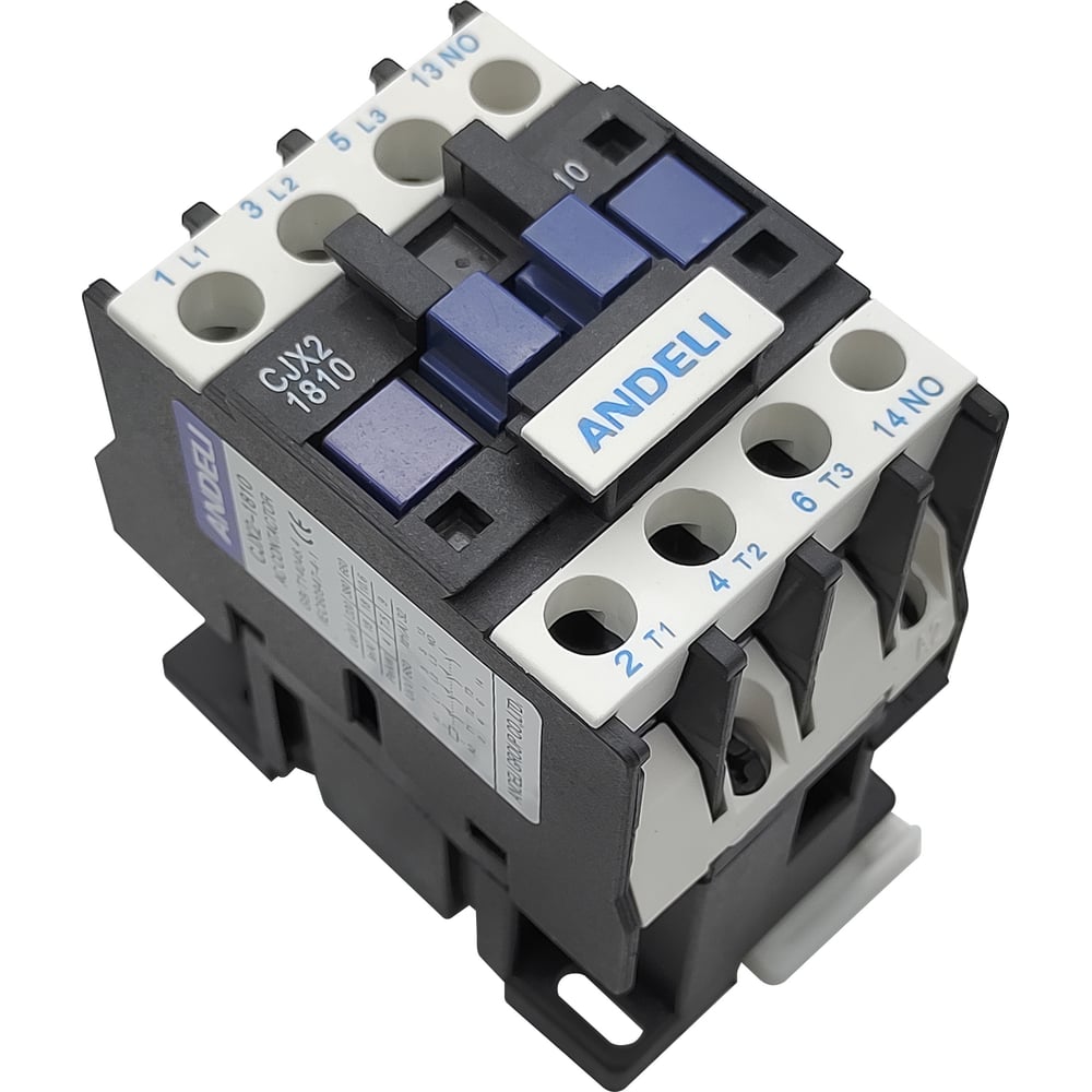 Контактор ANDELI CJX2-1810 18A 220В/AC3 1но 50Гц ADL08-006 - выгодная ...