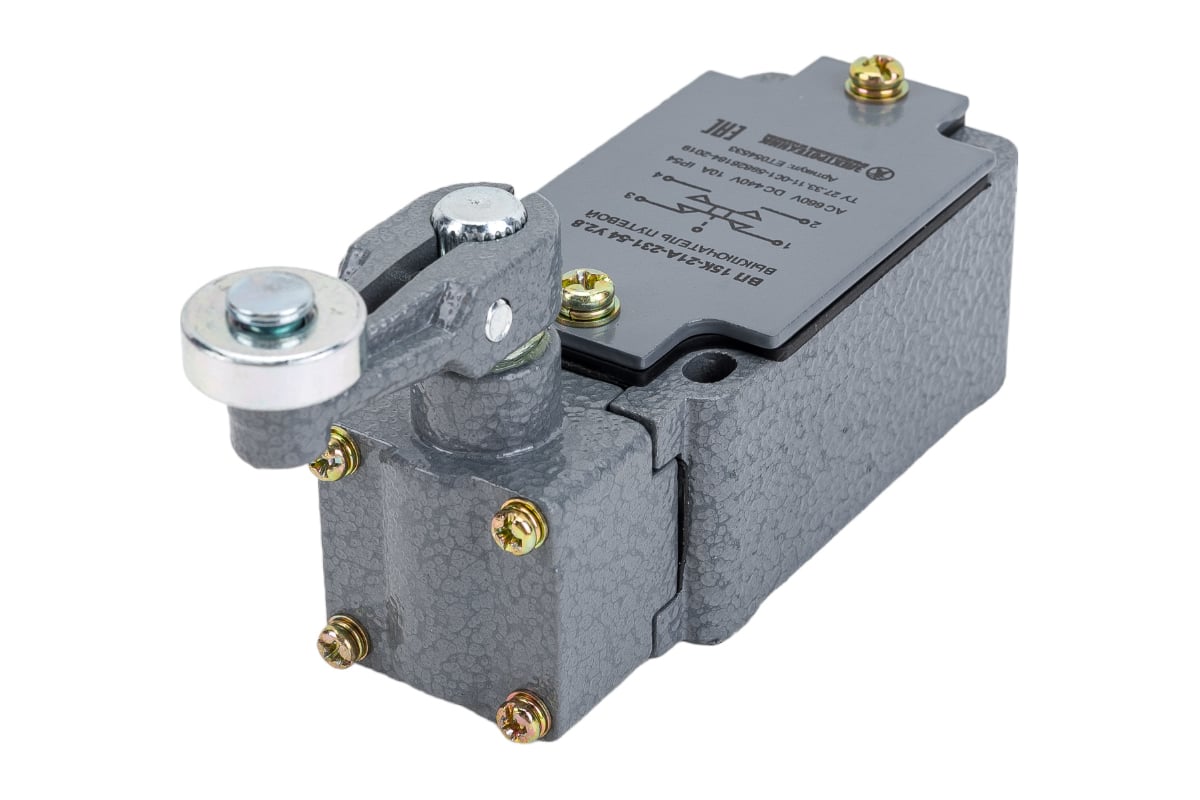 Путевой выключатель Электротехник ВП 15К-21А-231-54 У2.8, рычаг с ...