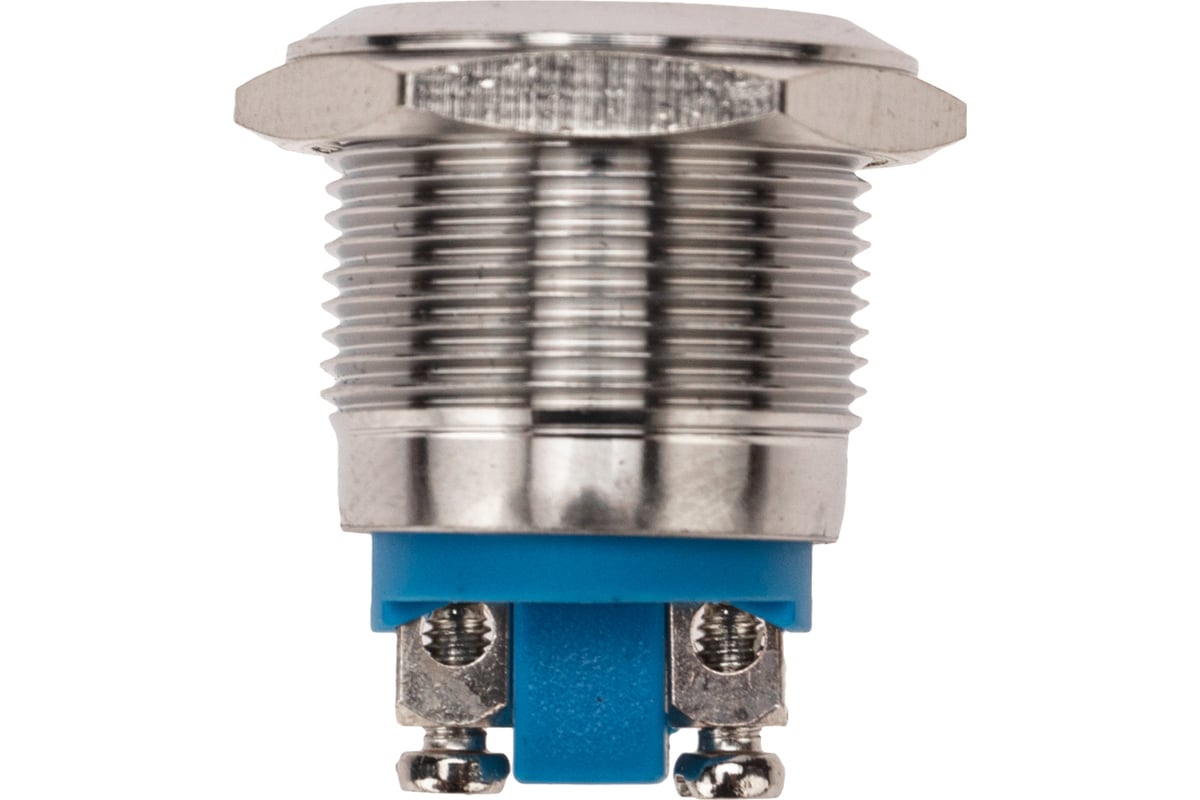 Антивандальная кнопка REXANT ø19, без фиксации, 2c винт, off-(on ...