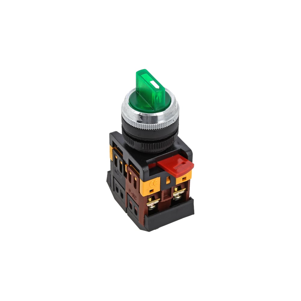 Переключатель EKF ANC-22 2P зеленый с подсветкой 220В psw-ans-2p-g-220 ...