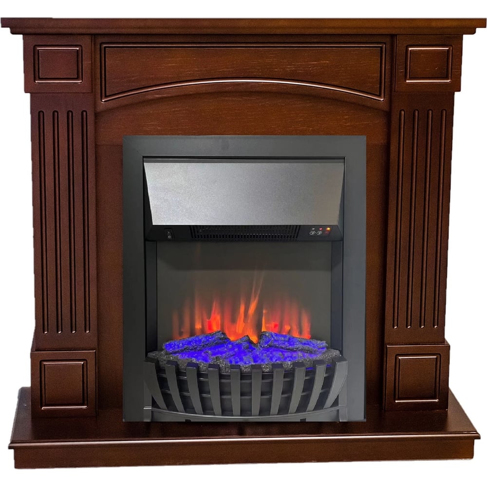 Каминокомплект ELEKAM boston с очагом Velar темный дуб 1110012 ...