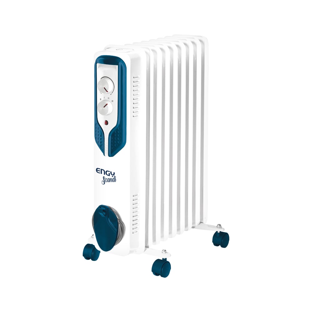 Масляный радиатор Engy EN-2509 Scandi 9 секций 2 кВт 102952 - выгодная ...