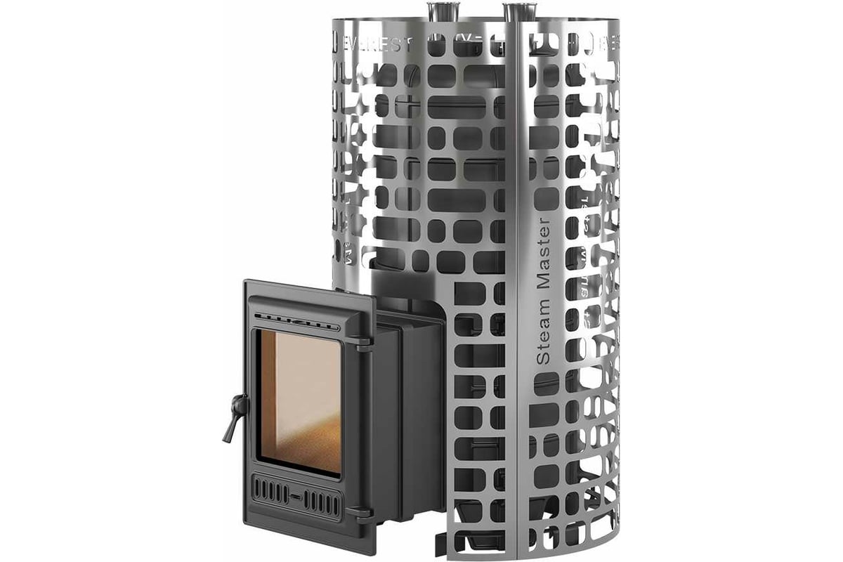 Печь для бани Везувий эверест "steam master" 38 (320) чугун О-1200234 ...