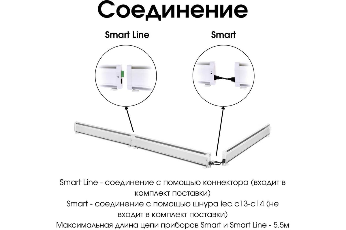 Электрический плинтусный обогреватель Mr.Tektum 450вт smart 1,1м белый ...