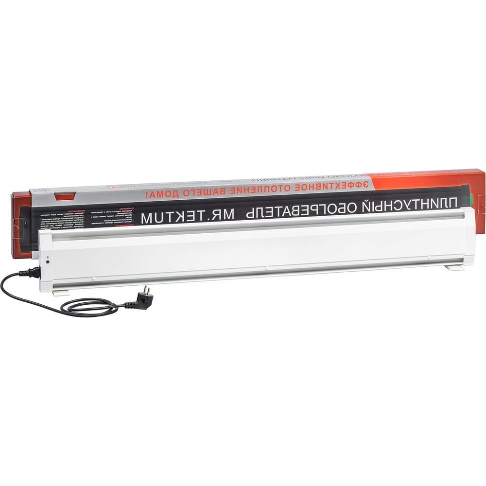 Электрический плинтусный обогреватель Mr.Tektum 450вт smart line 1,1м ...