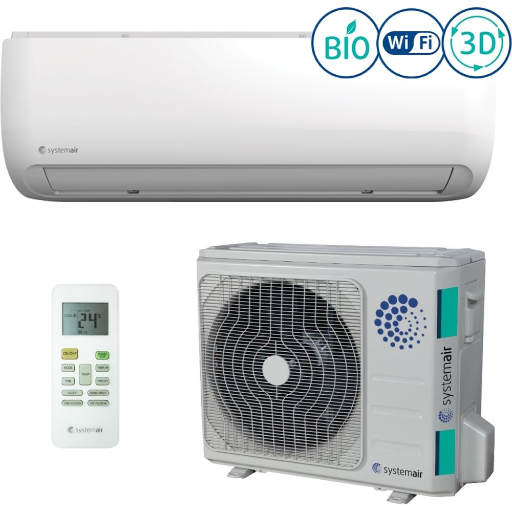 Кондиционер Сплит-система SYSTEMAIR SYSPLIT WALL SMART 12 V2 EVO HP Q RH010000011 - купить по ...