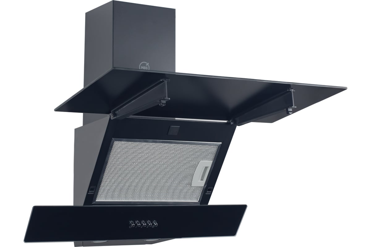 Кухонная вытяжка MBS MERYTA 160 GLASS BLACK 5452 - выгодная цена ...