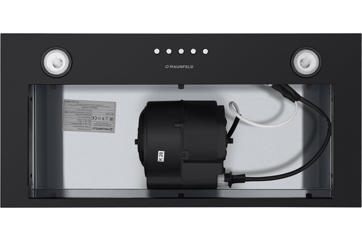 Кухонная вытяжка MAUNFELD CROSBY SINGL 60 BLACK - выгодная цена, отзывы ...