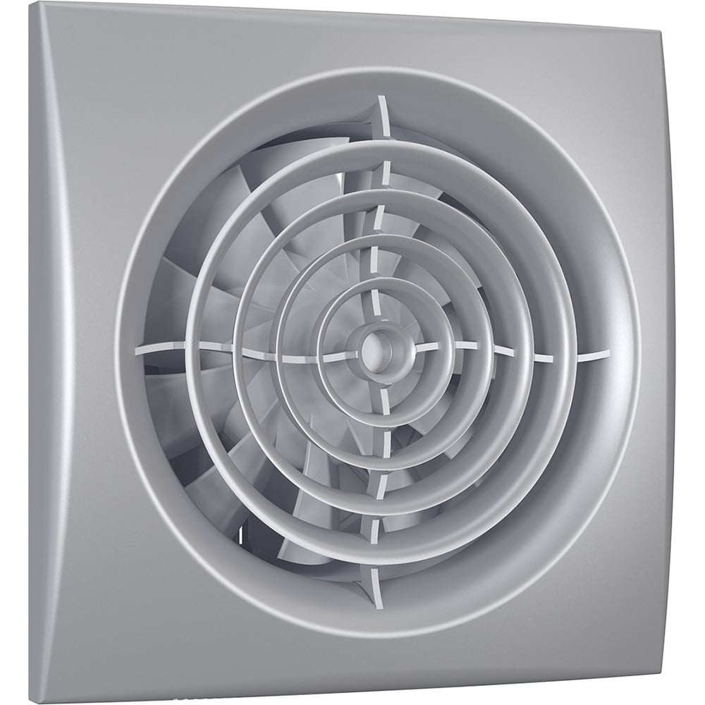 Осевой вытяжной вентилятор с обратным клапаном ERA AURA 5C gray metal D ...
