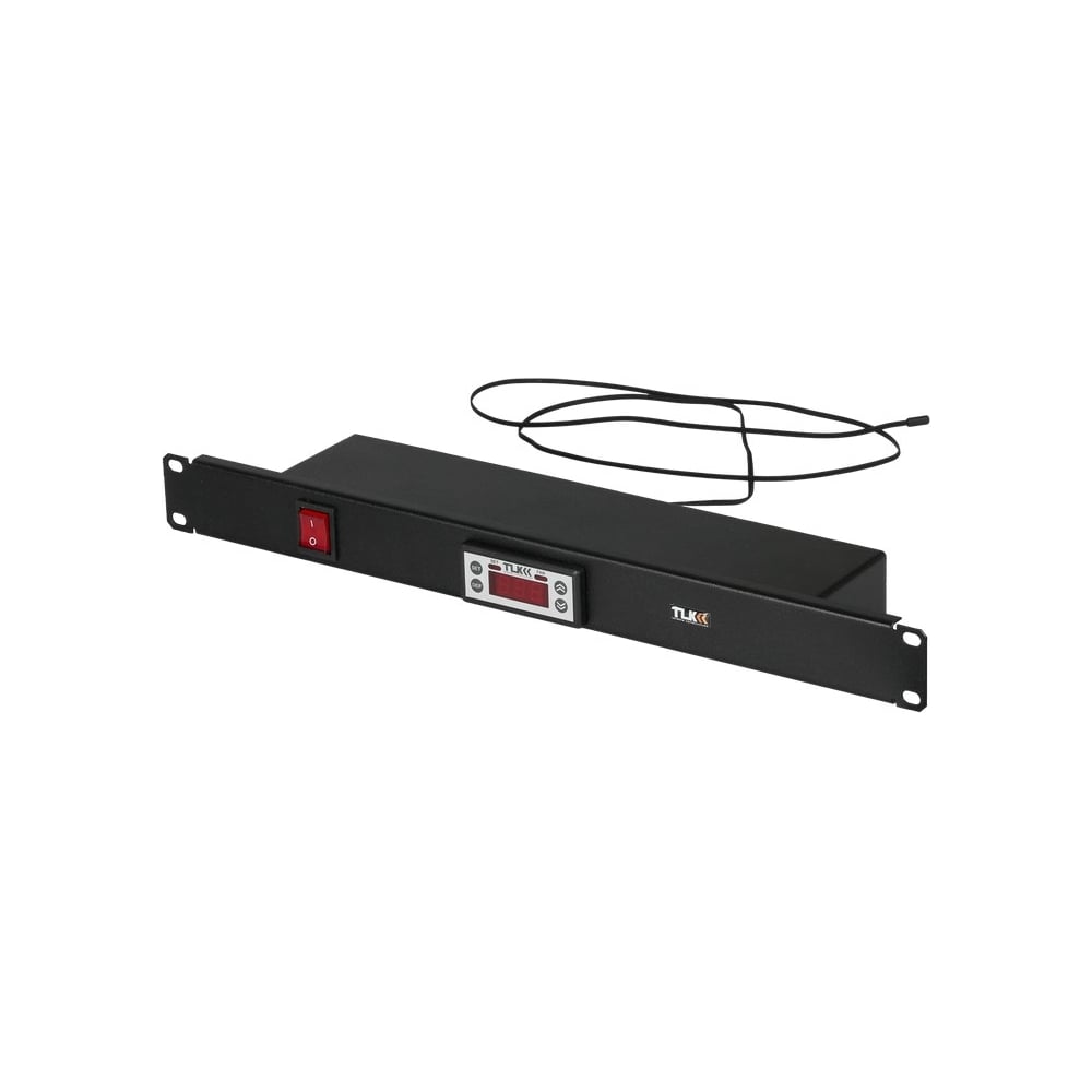 Панель с терморегулятором и датчиком TLK, 19, 1U,черная TLК-TERM-BK - выгодная цена, отзывы ...