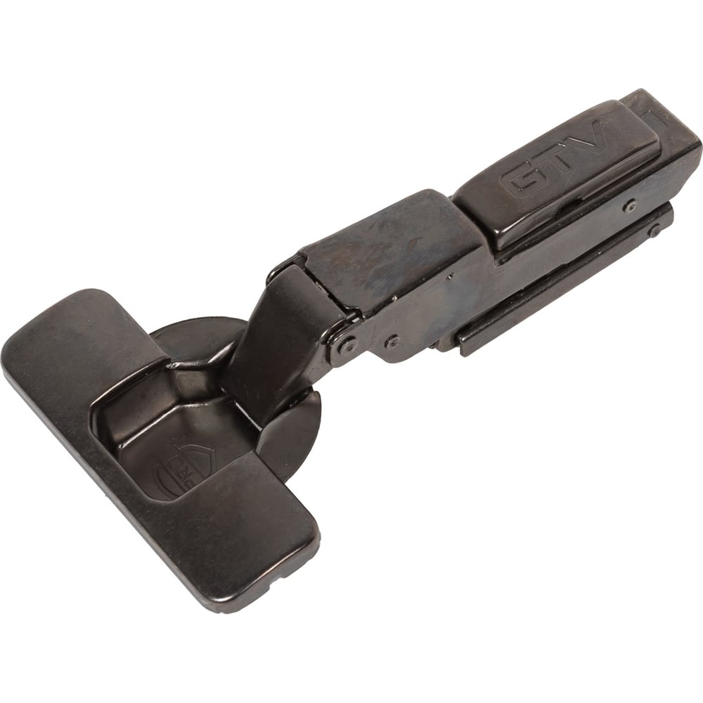 Петля GTV SOLID PRO полунакладная, самозакрывающаяся, регулировка в 3 плоскостях, с ответной ...