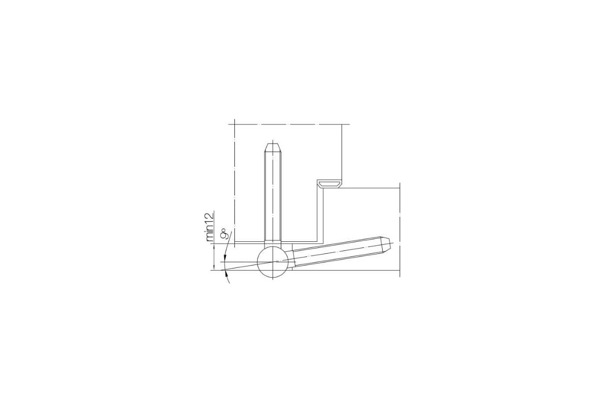 Петля Simonswerk Baka C 2 15 Wf Basic F2 покрытие под матовый никель