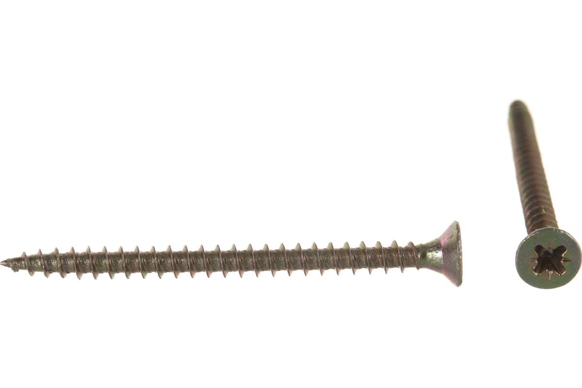 Потайной универсальный шуруп Метизный двор 3,0x45, желтый, 22 шт ...