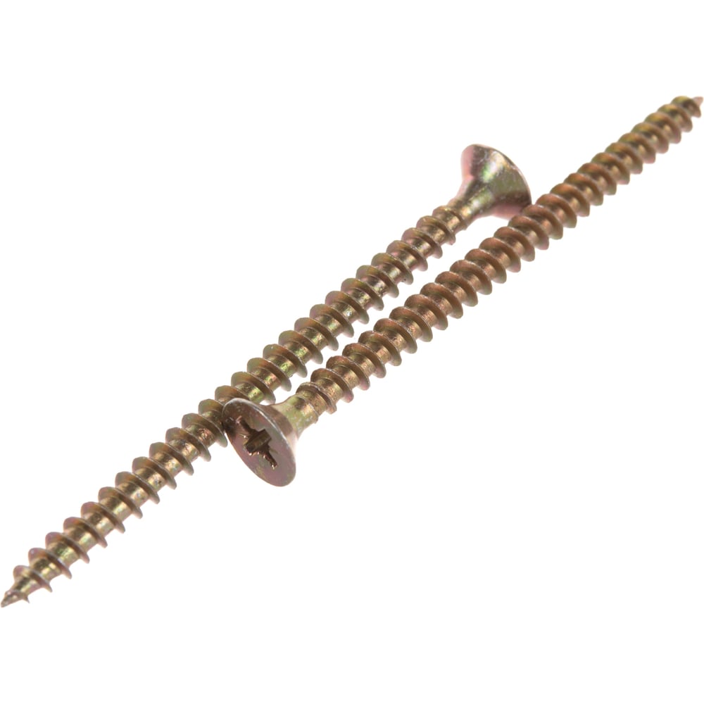 Потайной универсальный шуруп Метизный двор 5,0x70, желтый, 7 шт ...