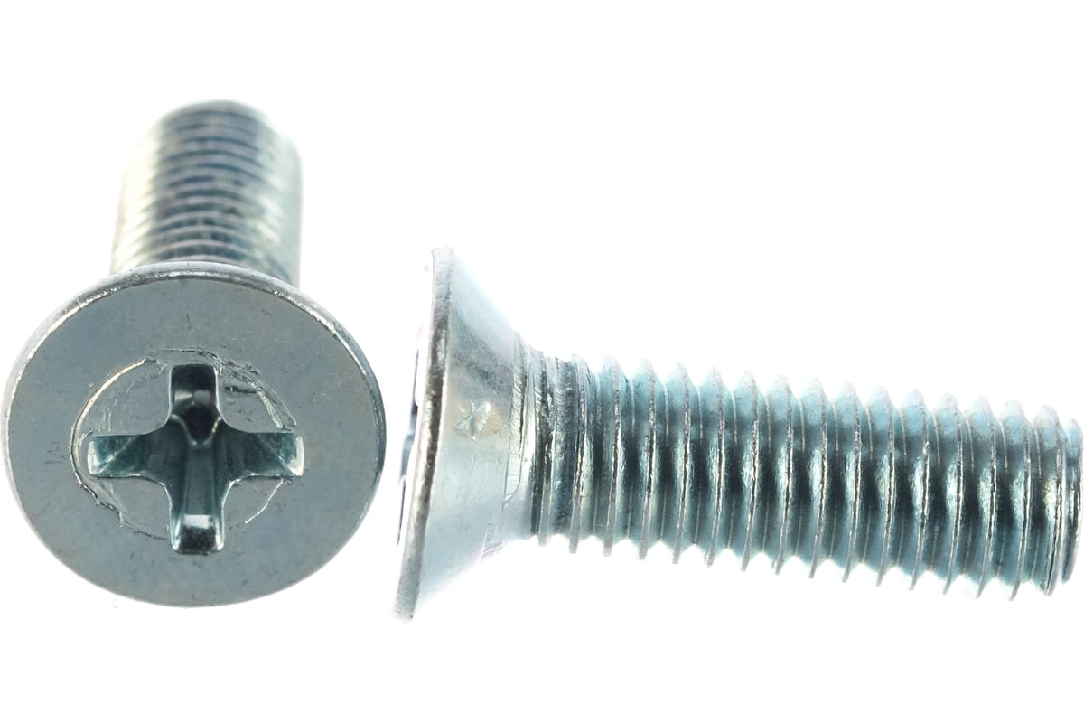 Потайной винт Метизный двор M5x16 DIN 965, 100 шт. 4607159066688 ...