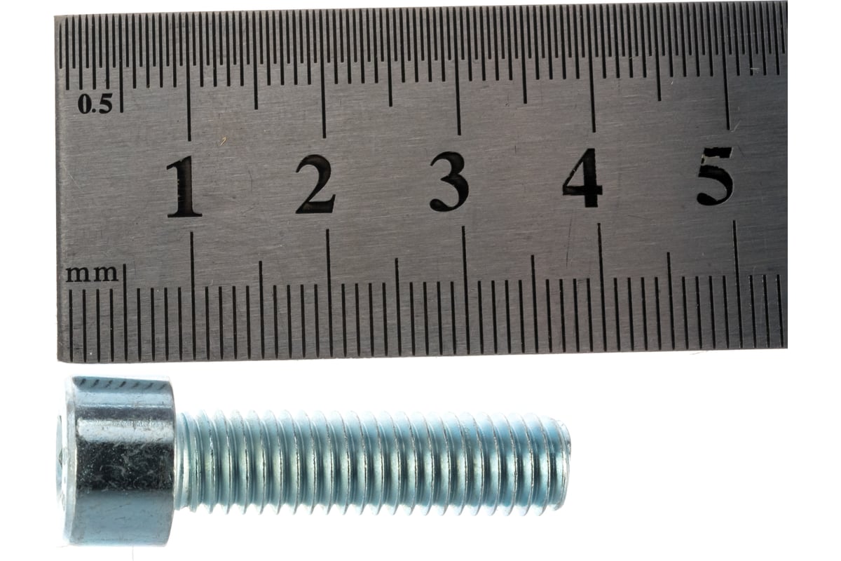 Болт с внутренним шестигранником Стройметиз DIN912 М8х30 8,8 цинк 40 шт ...