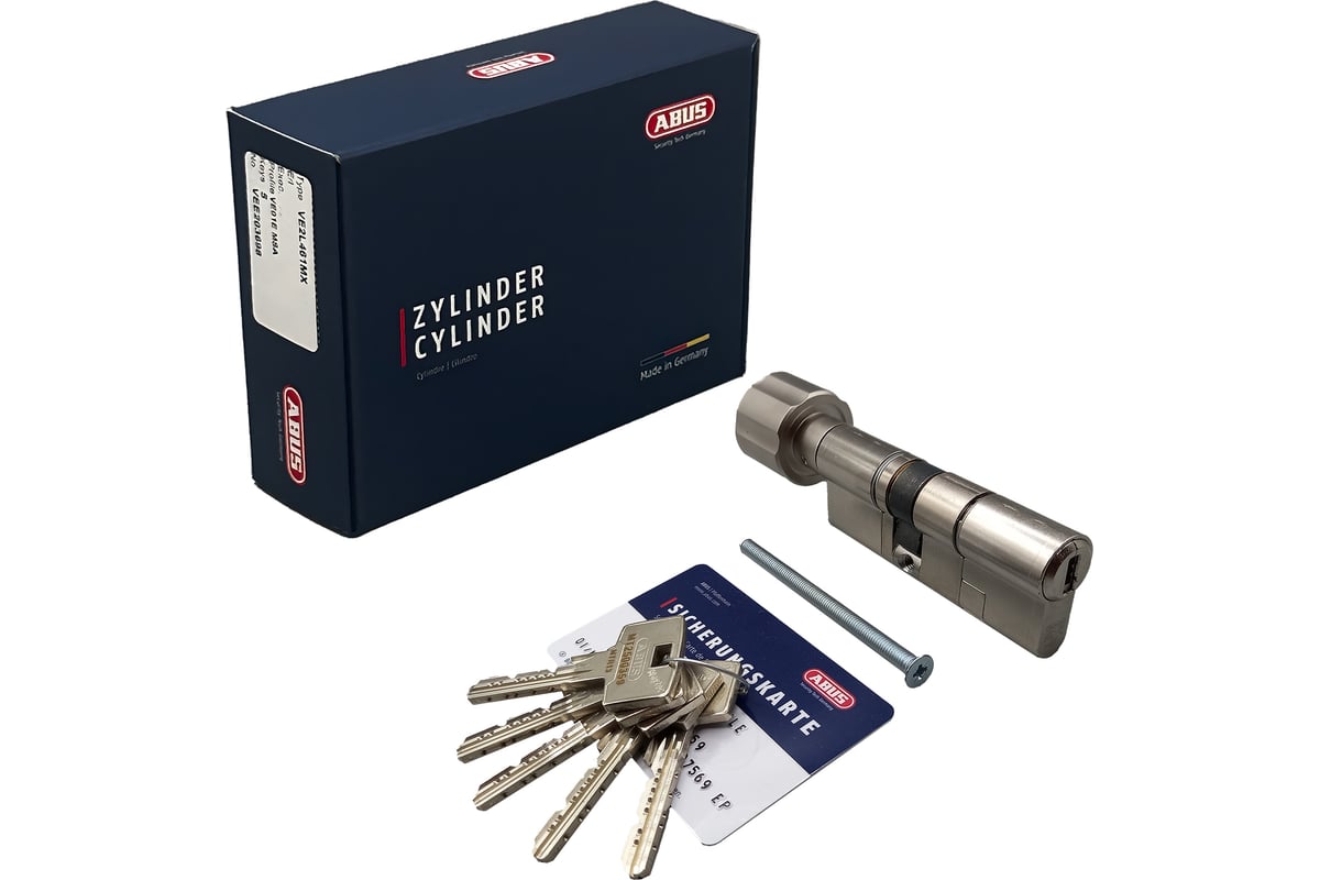 Цилиндровый механизм ABUS magtec 2500 100(30x70в) ключ/вертушка me ni (5 key) 11008989 ...