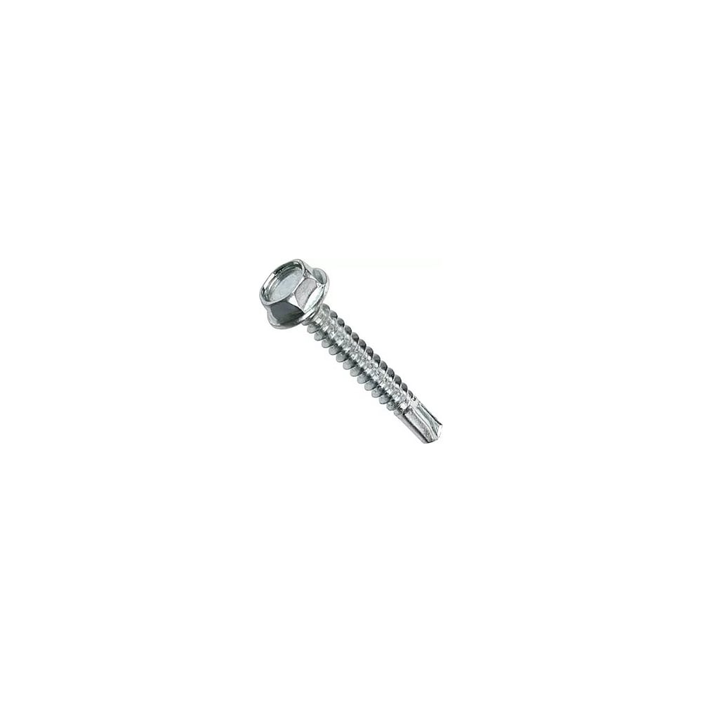 Самонарезающий винт со сверловым концом Grabber HEX 4,8х19 мм, белый ...