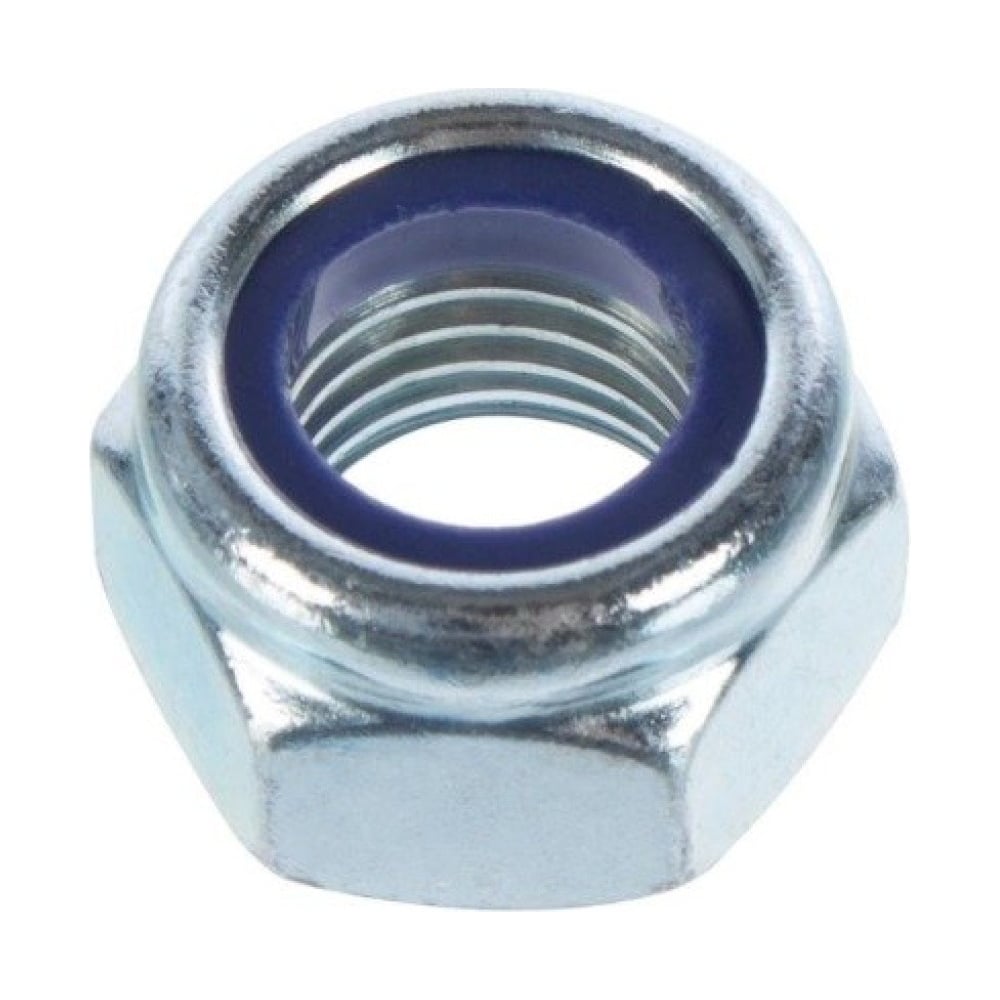 Гайка с нейлоновой вставкой STEELREX DIN 985, цинк, М6, 200 шт ...