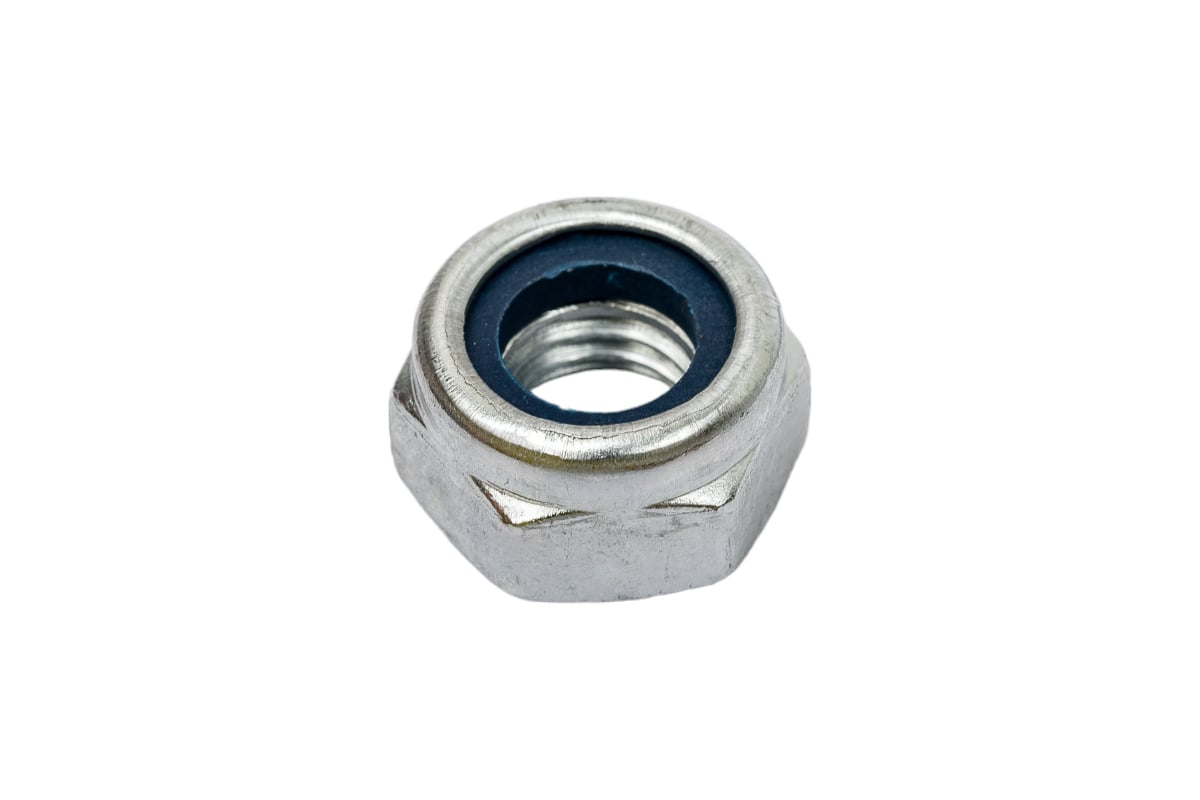 Гайка с нейлоновой вставкой STEELREX DIN 985, цинк, М10, 40 шт ...