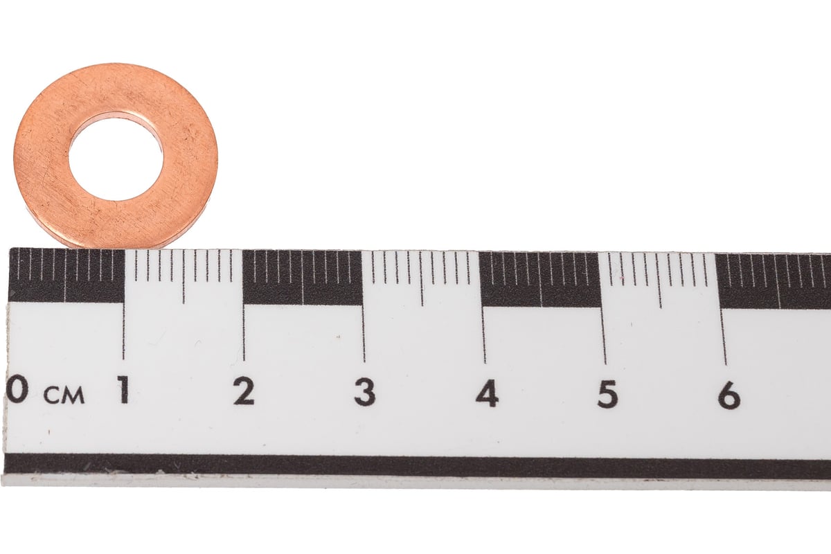 Медная шайба HIMPT 10 шт, 8x18x1.5 00-00017487 - выгодная цена, отзывы ...