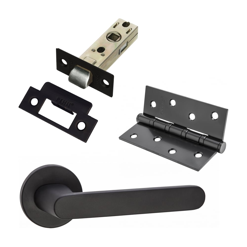 Комплект для межкомнатной двери PAULINIDOR ручки 545-06 slim, защелка 5 ...