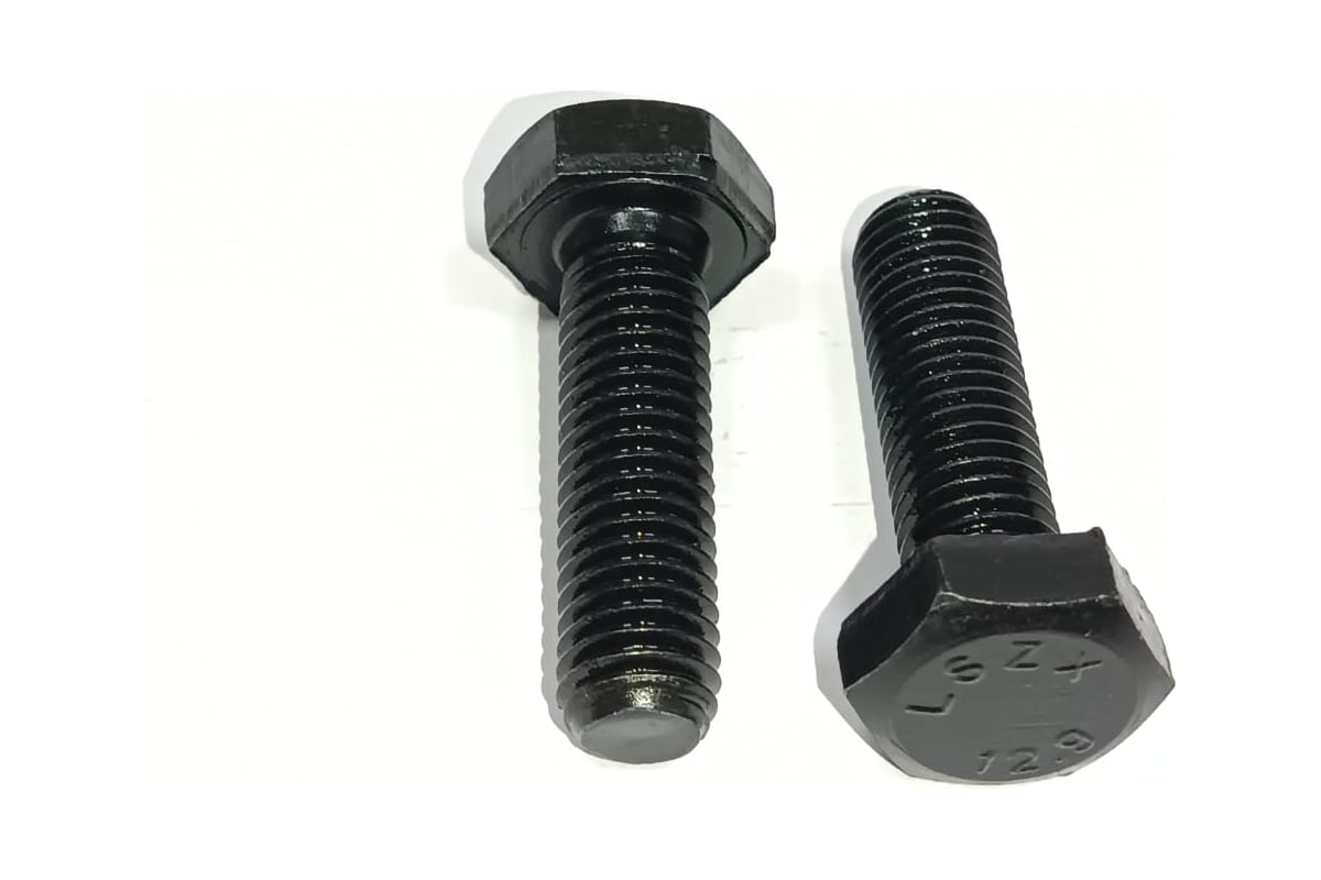 Болт Море-Метизов DIN 933 класс прочности 12.9, оксид, M6x35 мм, 5 шт ...