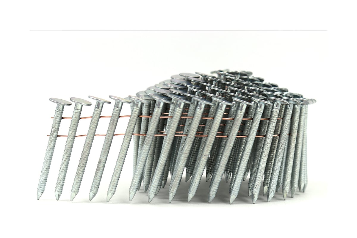 Кровельный барабанный гвоздь СПГФ 45x3.1 мм, ершеный, стандарт ...