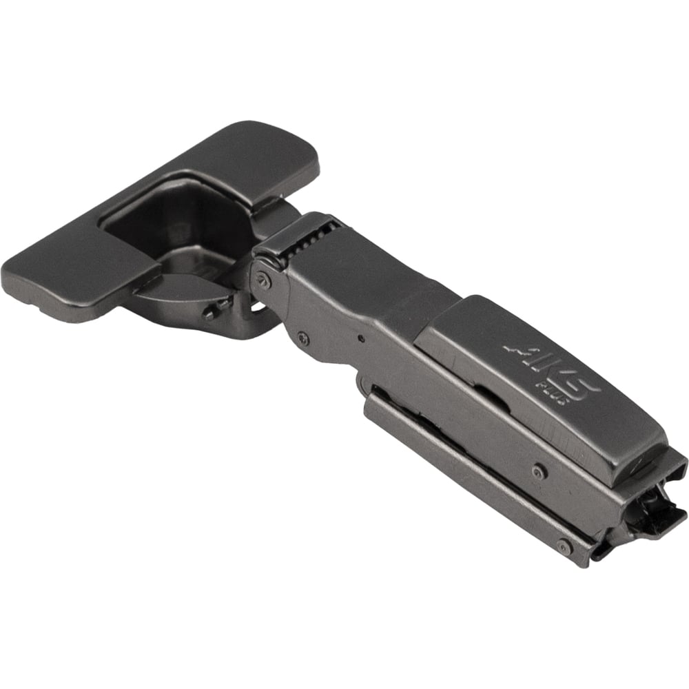 Петля AKS 3D BLACK гидравл. накладная 09, 45мм, узкая планка H-0, clip ...