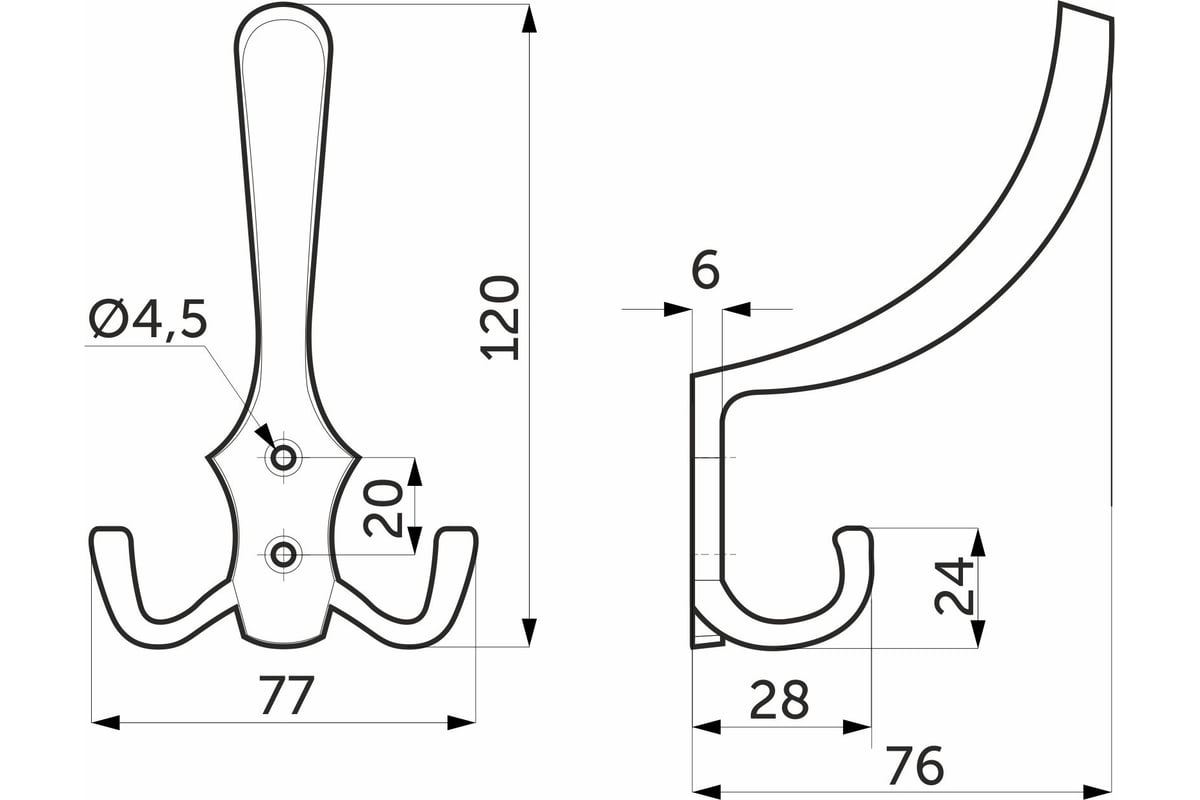 Мебельный крючок AKS WP59, матовый хром 62129 - выгодная цена, отзывы ...