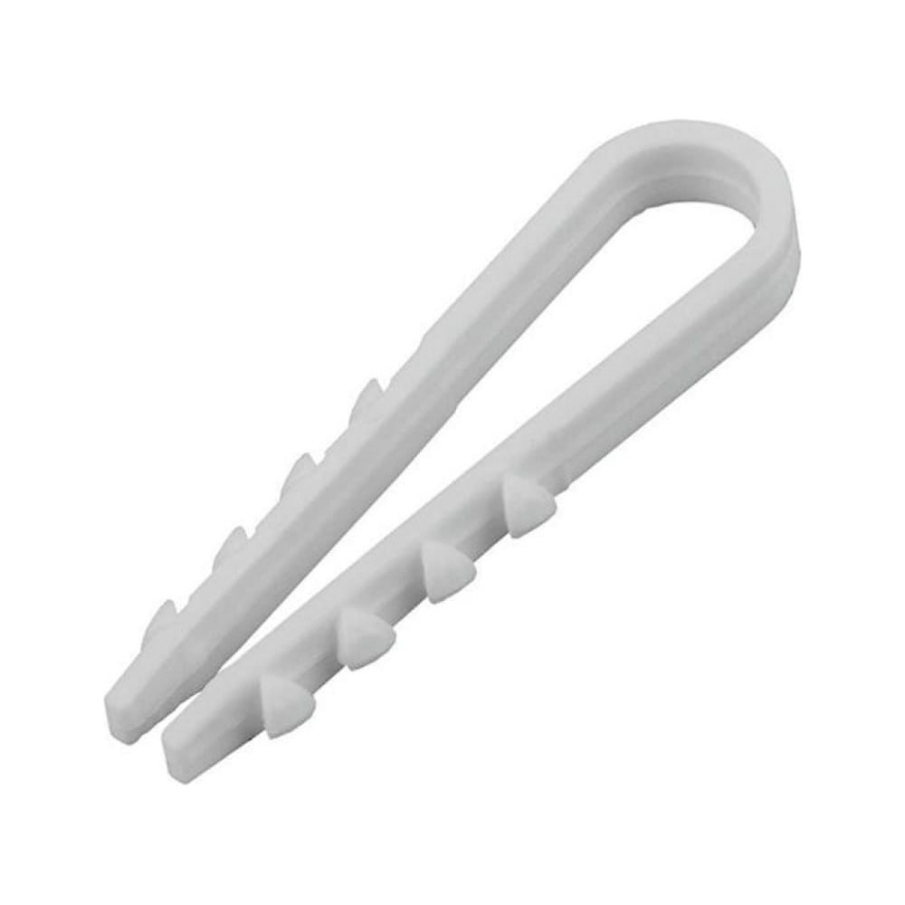 Дюбель-хомут Урал ПАК белый, 5-10 мм, упаковка 50 шт. АЭ-5059010-050 ...