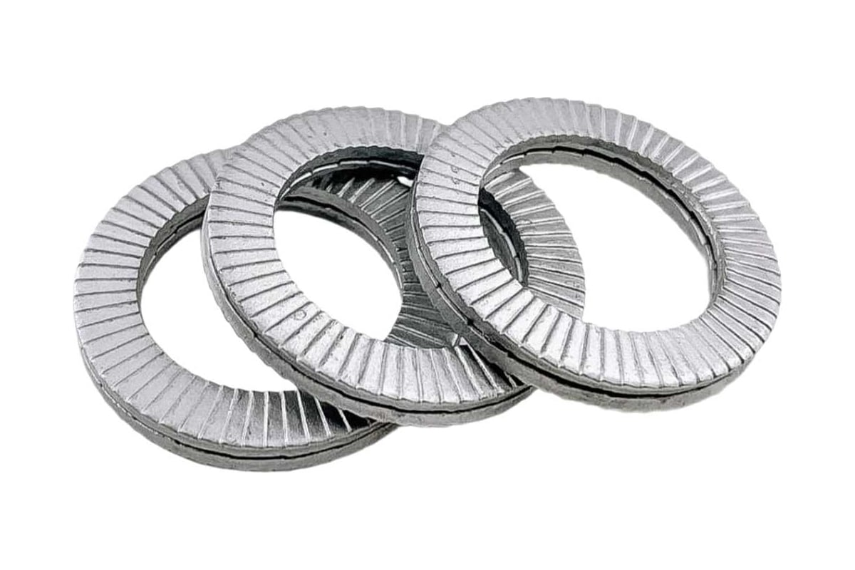 Шайба стопорная клиновая FIXIT DIN 25201, M10, Dacromet, в упаковке 20 шт. W-NL-10166-SD-20 ...