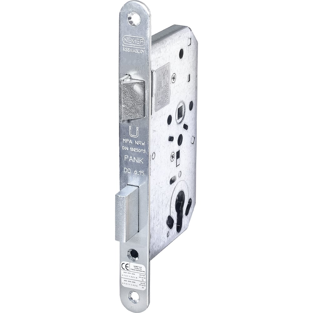 Корпус огнестойкого замка NEMEF 1769/46/65mm PZ Right ZN front 24x235 ...