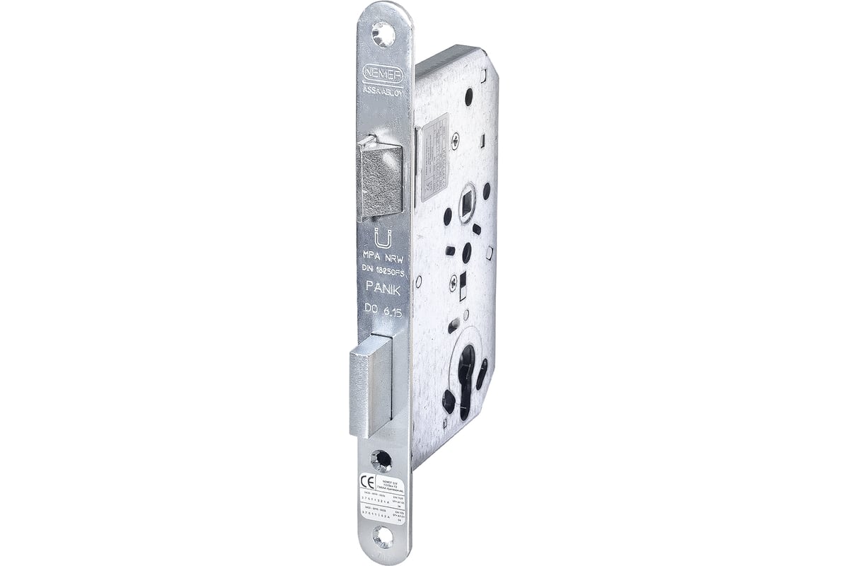 Корпус огнестойкого замка NEMEF 1769/46/65mm PZ Right ZN front 24x235 ...