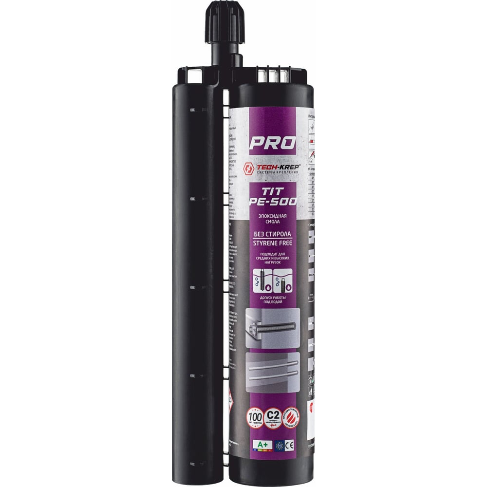 Купить Химический анкер Tech-Krep PRO TIT PE-500 585 мл 155868 по цене от 4623 р., длина ...