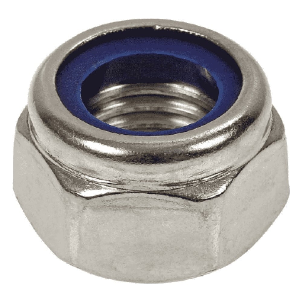 Гайка нержавеющая самоконтрящаяся Metiz-A2 М3, DIN 985, А2, 100 шт ...