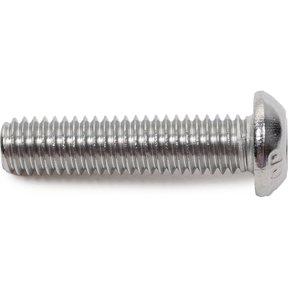 Винт METIZ-A2 ISO 7380-1 M6x25, А2 полукруглая головка внутренний ...